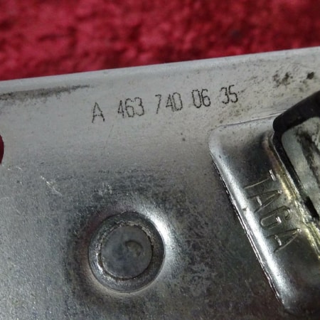 Türschloss Schloss Hecktür Hecktürschloss Mercedes G G-Modell G-Klasse ...